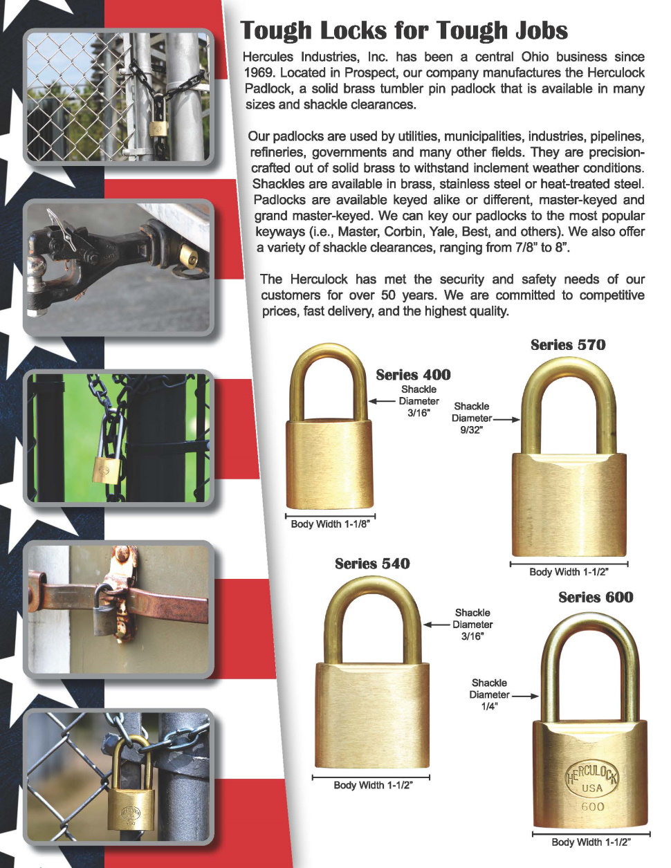 Product Specifications – Hercules Industries, Inc.